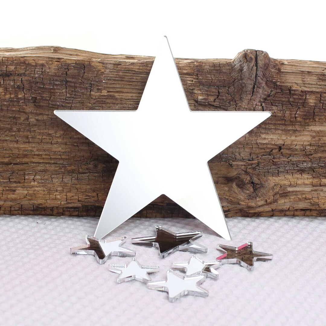 Medium Star Wall Mirror for Bedroom Bathroom Kitchen Living Room ...