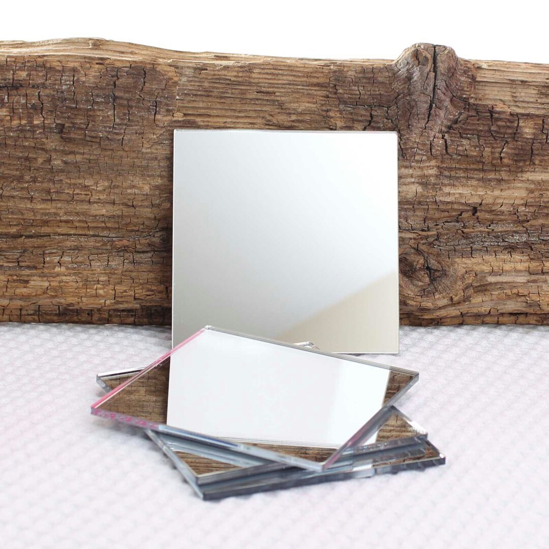 4 X Wine Glass Coffee or Tea Cup Mirror Coaster Place Mat Hand Bag ...