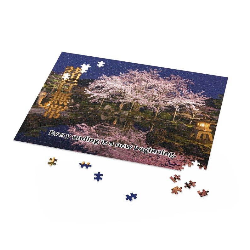 Every Ending is A New Beginning, Shogyo Mujo Jigsaw Puzzle, Japanese ...