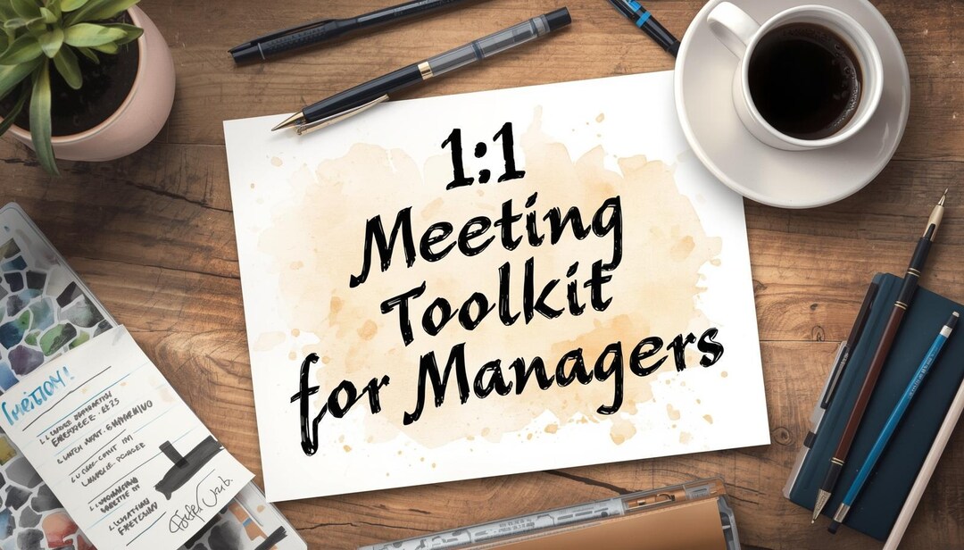 1:1 Meeting Toolkit for Managers | Coaching Questions, Templates ...