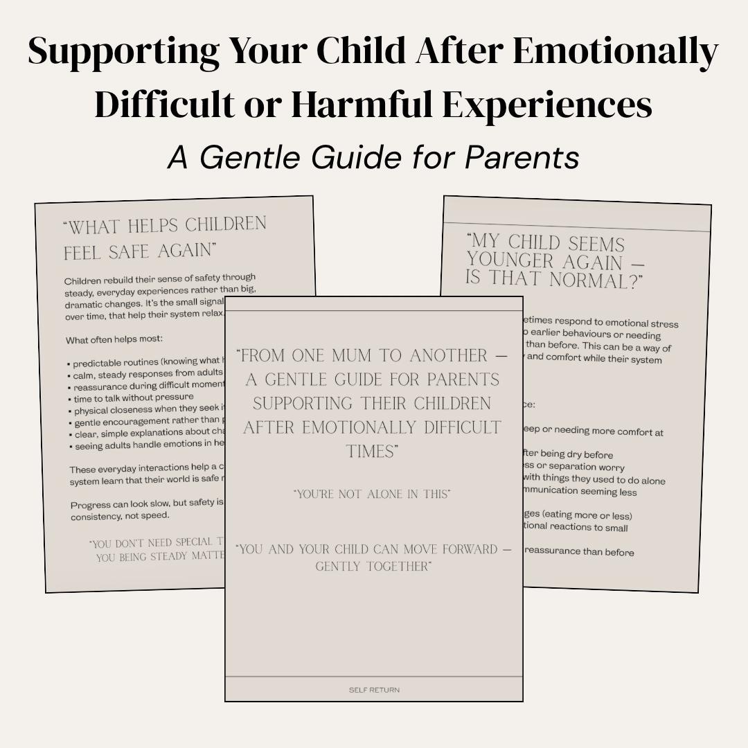 Child Emotional Trauma Guide for Parents | Helping Kids Feel Safe Again ...