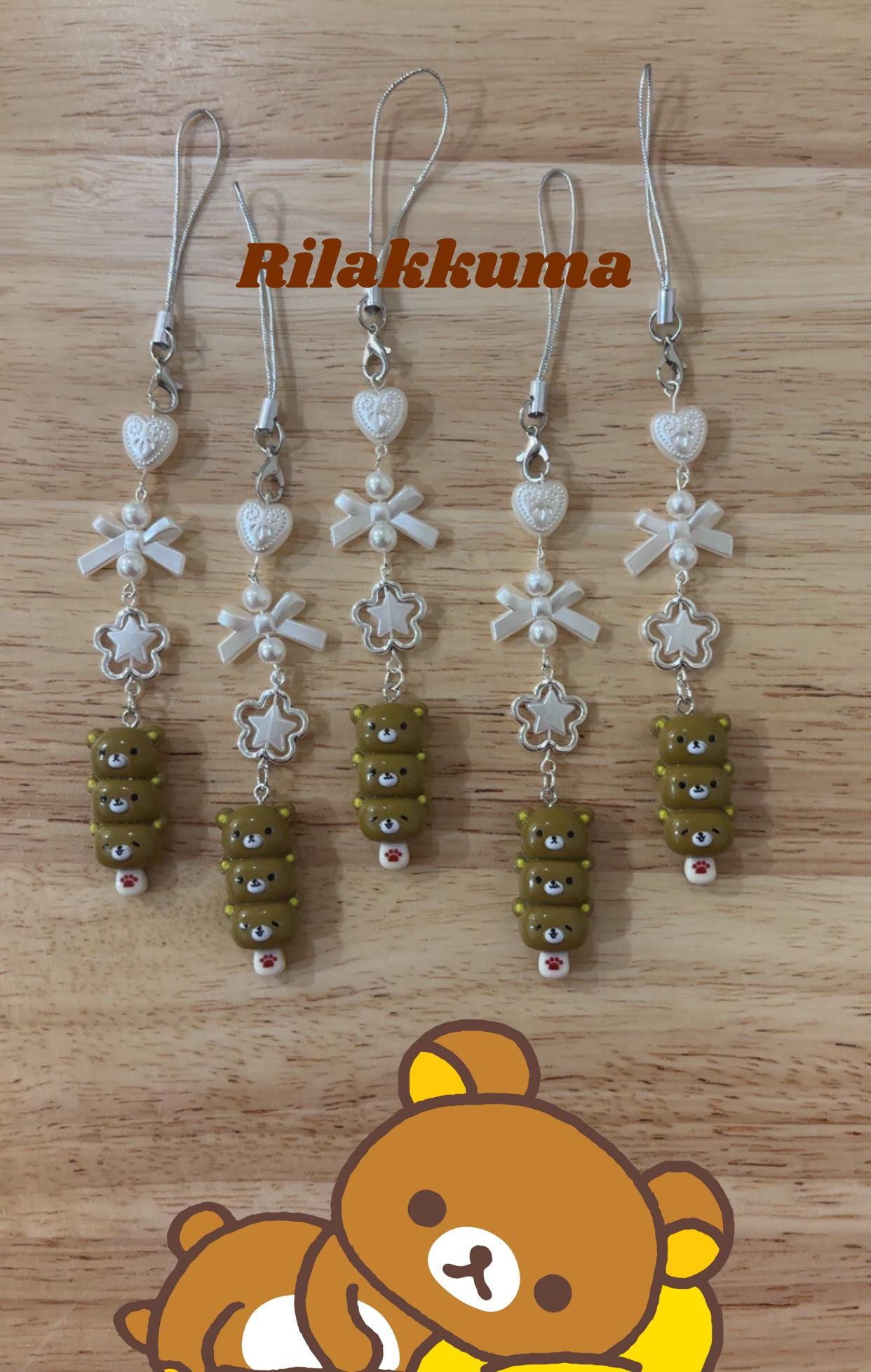 Rilakkuma Phone Charms! - Etsy