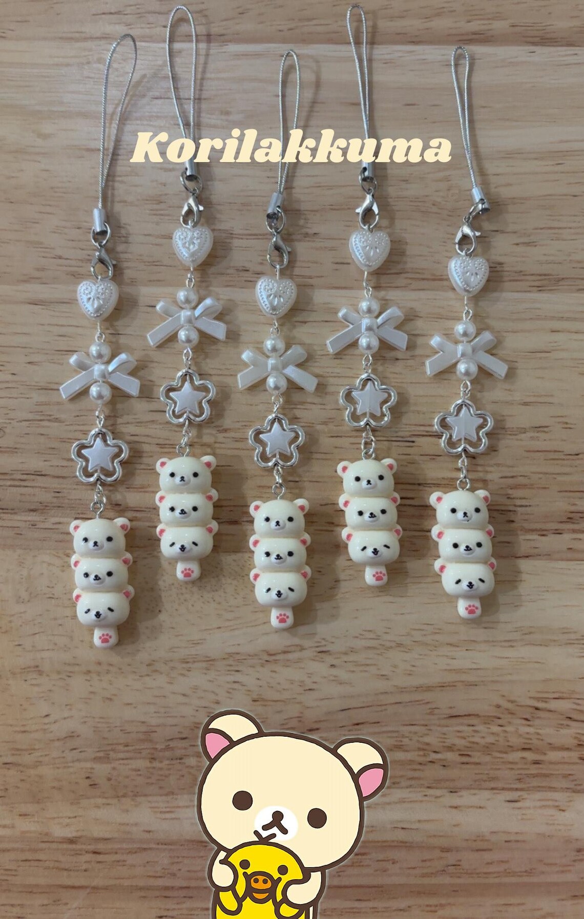 Rilakkuma Phone Charms! - Etsy