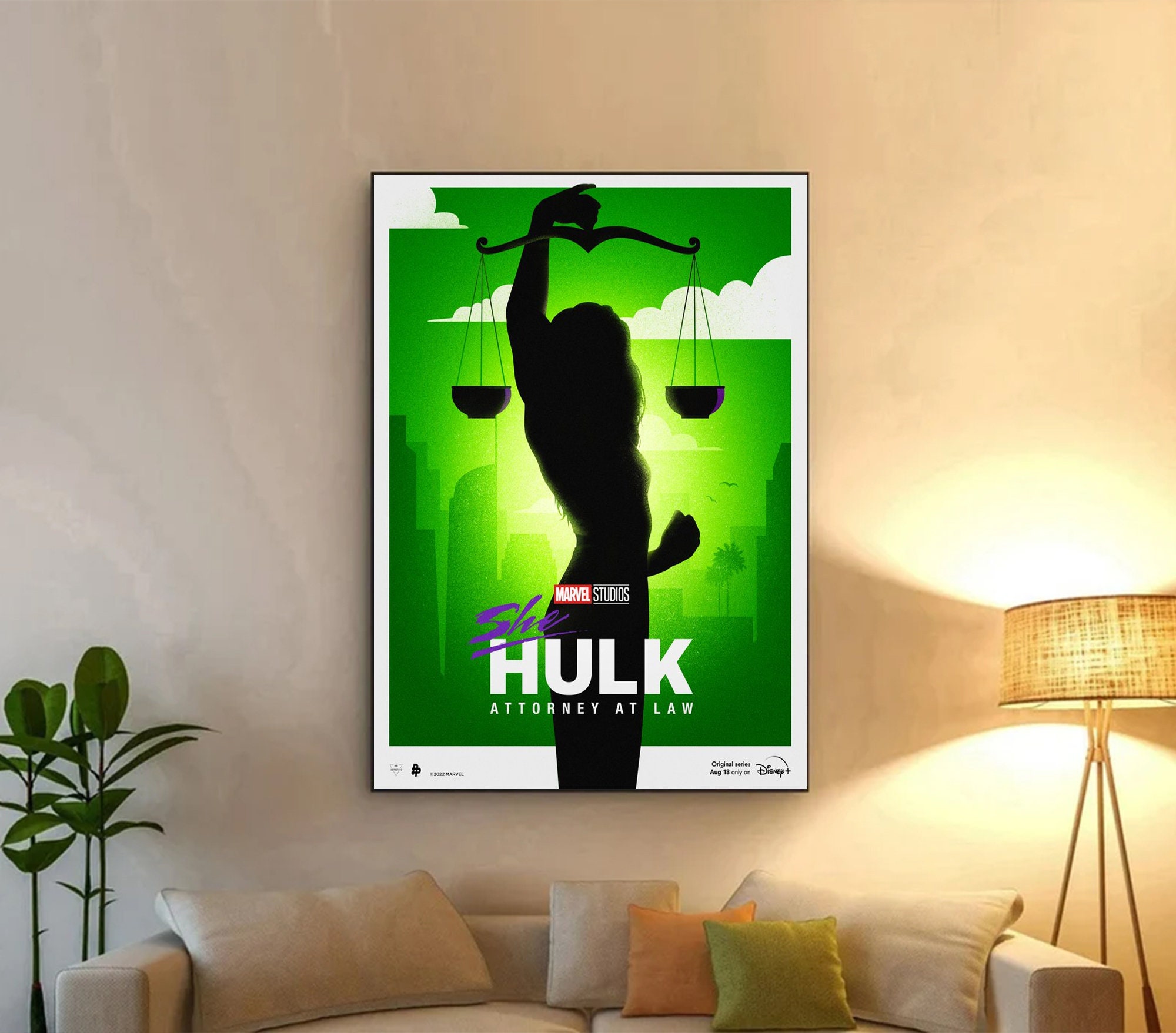 She Hulk 2022 New Marvel Poster, She Hulk Marvel Movie Poster Designed ...