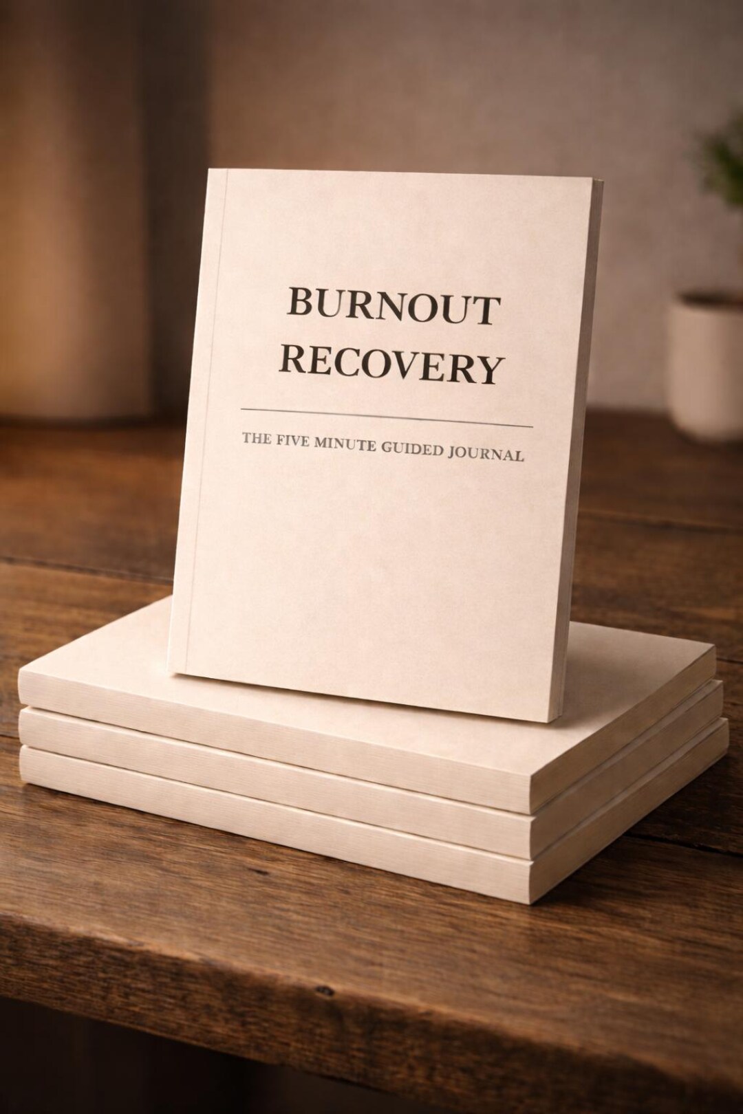 Burnout Recovery Journal - the Five Minute Guided Jounal - Mental ...