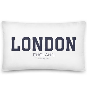 REVERSIBLE London Pillow-british Pillow-royals Pillow-queens Platinum ...