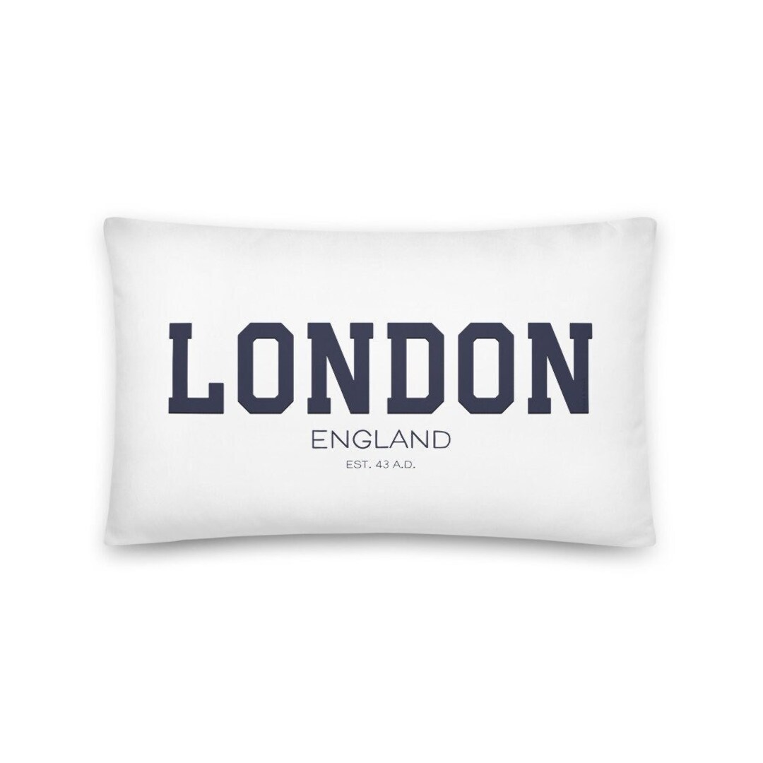 REVERSIBLE London Pillow-british Pillow-royals Pillow-queens Platinum ...