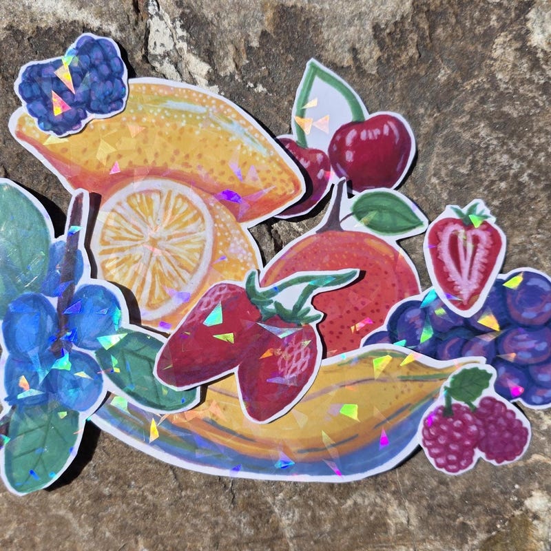 Fruit Stickers - Etsy