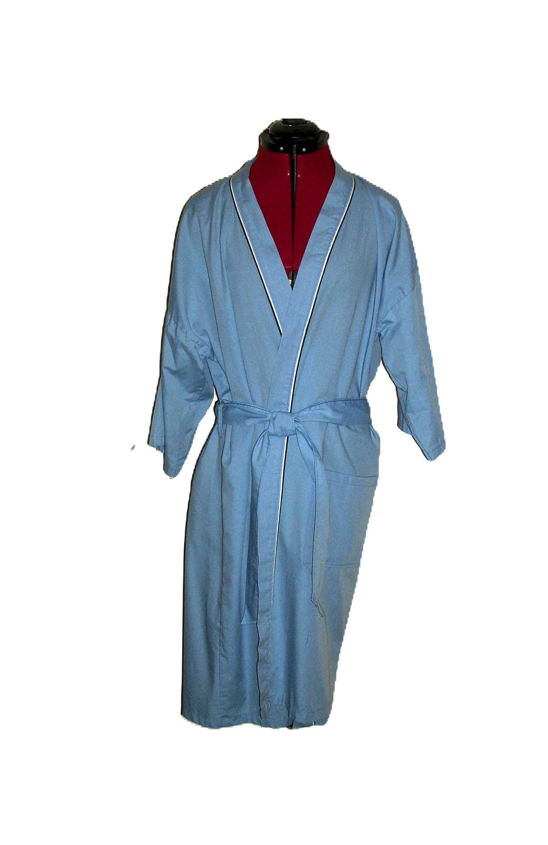 Vintage 1960s Blue Robe by Puritan One Size Fits to Men's Extra Large ...