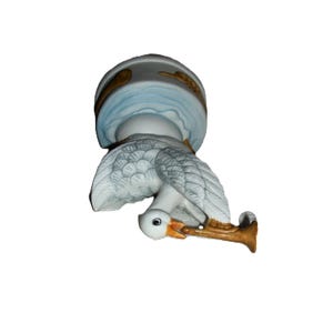 Vintage Music Box Goose or Duck Playing Trumpet on Top Plays Talk to ...