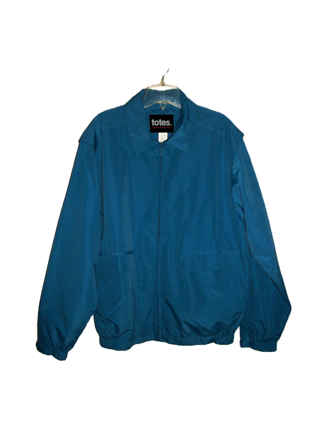 Vintage Blue Windbreaker Golf Work Mechanics Jacket by Totes Men's ...