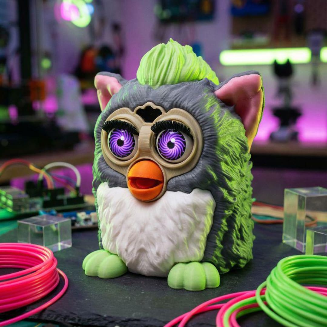 Furby Mtg Commander Deck Box | Creepy Magic the Gathering Card Holder ...
