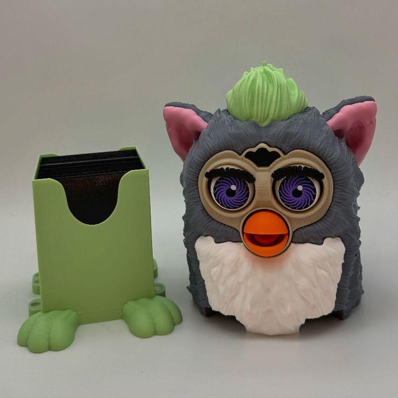 Furby Mtg Commander Deck Box | Creepy Magic the Gathering Card Holder ...