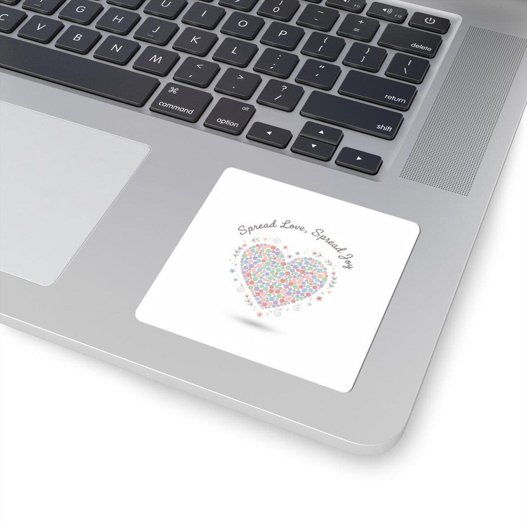 Spread Love Spread Joy Heart Sticker | Micro-romance, Galentines Pastel ...