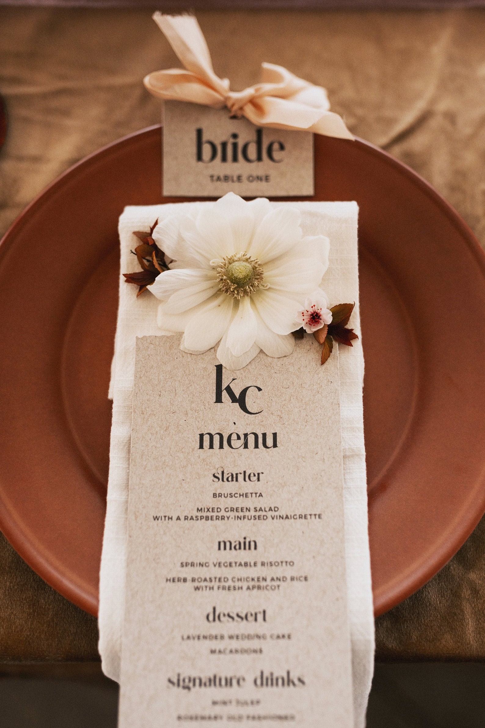 Boho Menu Printable Wedding Menu or Rehearsal Dinner Menu - Etsy