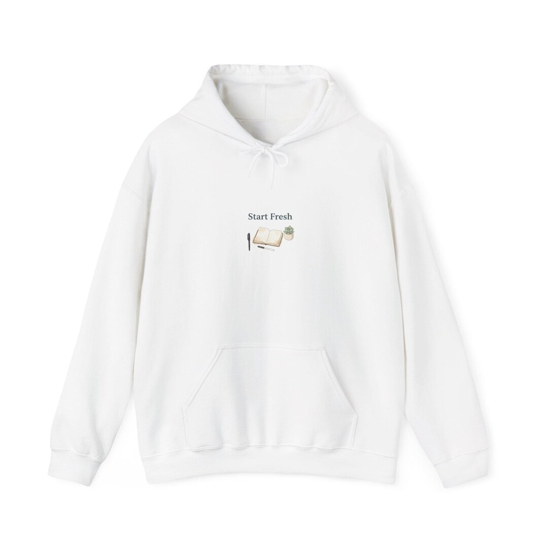 Start Fresh Reset Checklist Hoodie | Habit Tracker Art, Planner ...