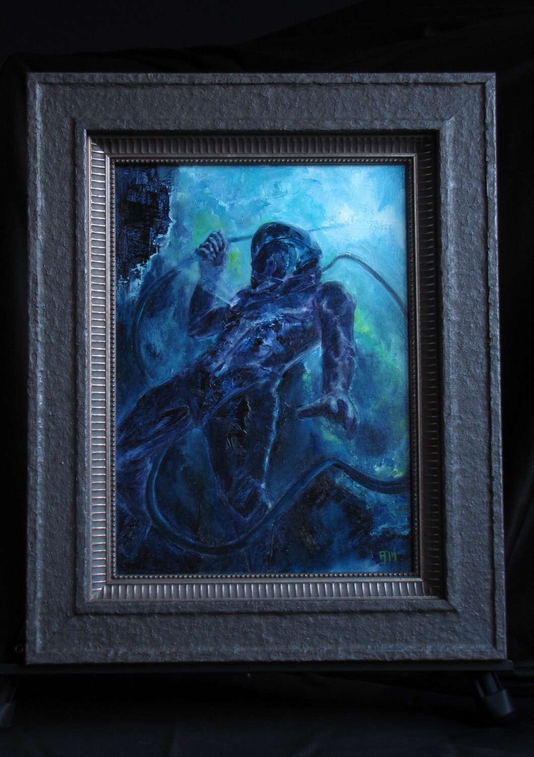 Depth 130 Meters a Sci-fi Oil Painting - Etsy