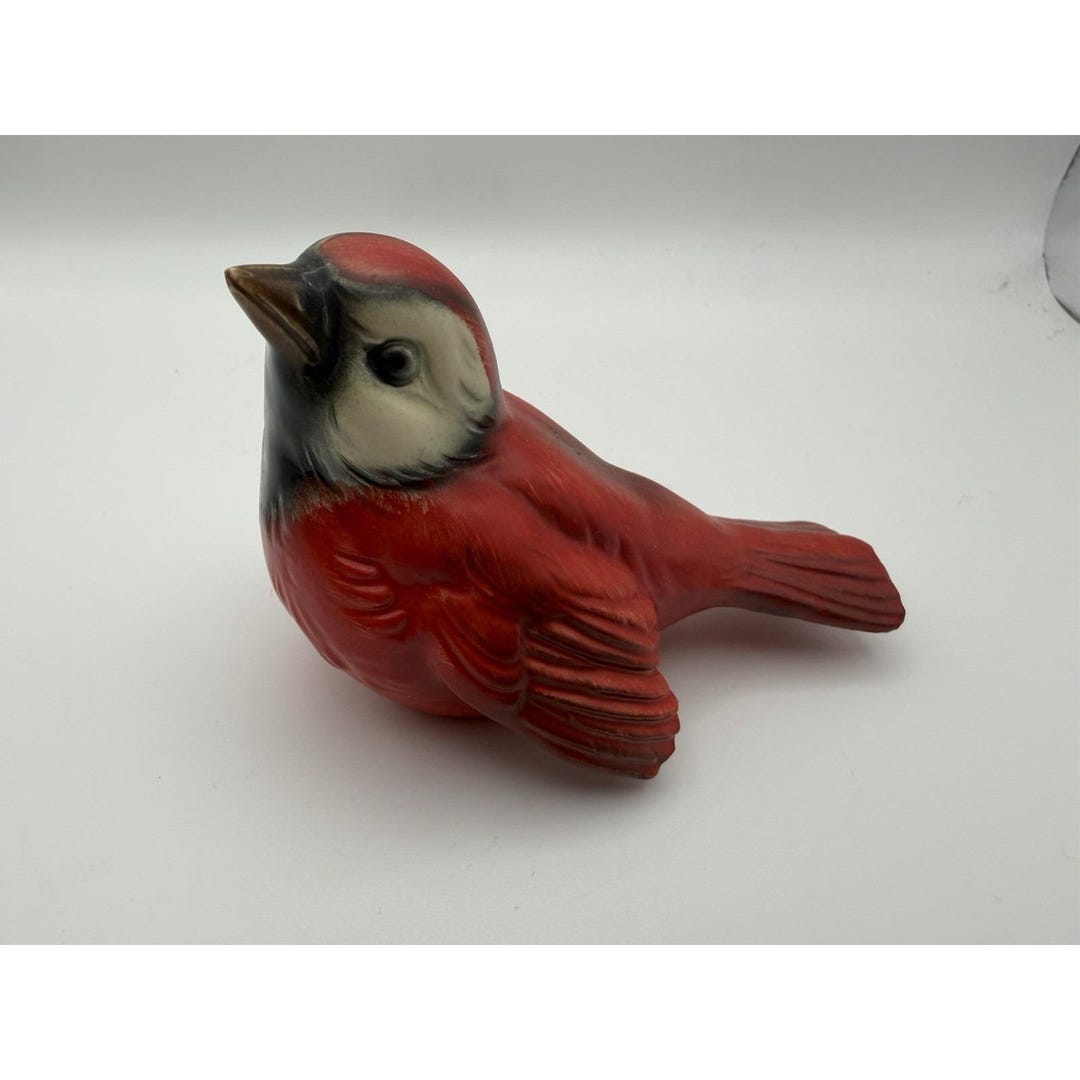 Vintage Goebel CV-72 Red Bird Figurine W Germany Matte Finish - Etsy