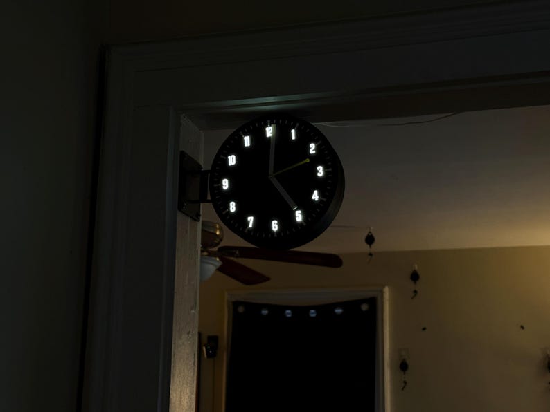 3D Printed Train Style Clock - Etsy