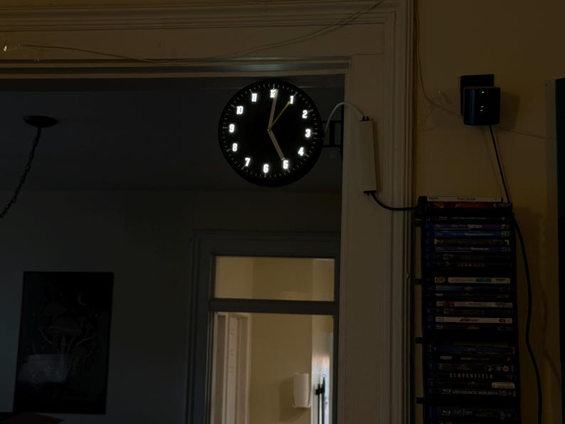 3D Printed Train Style Clock - Etsy