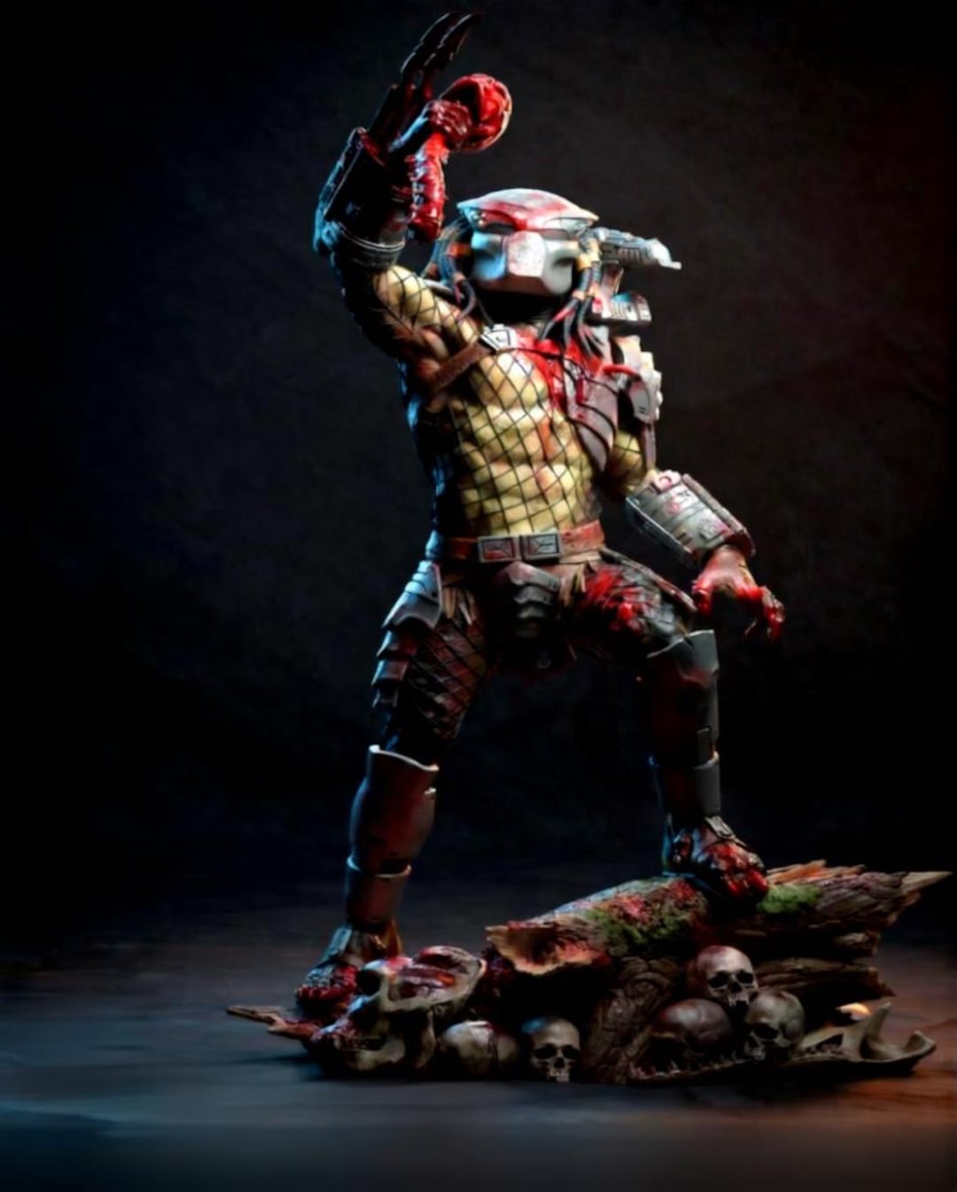 Predator 3D STL File - Yautja Warrior Figure for 3D Printing - Sci-fi ...