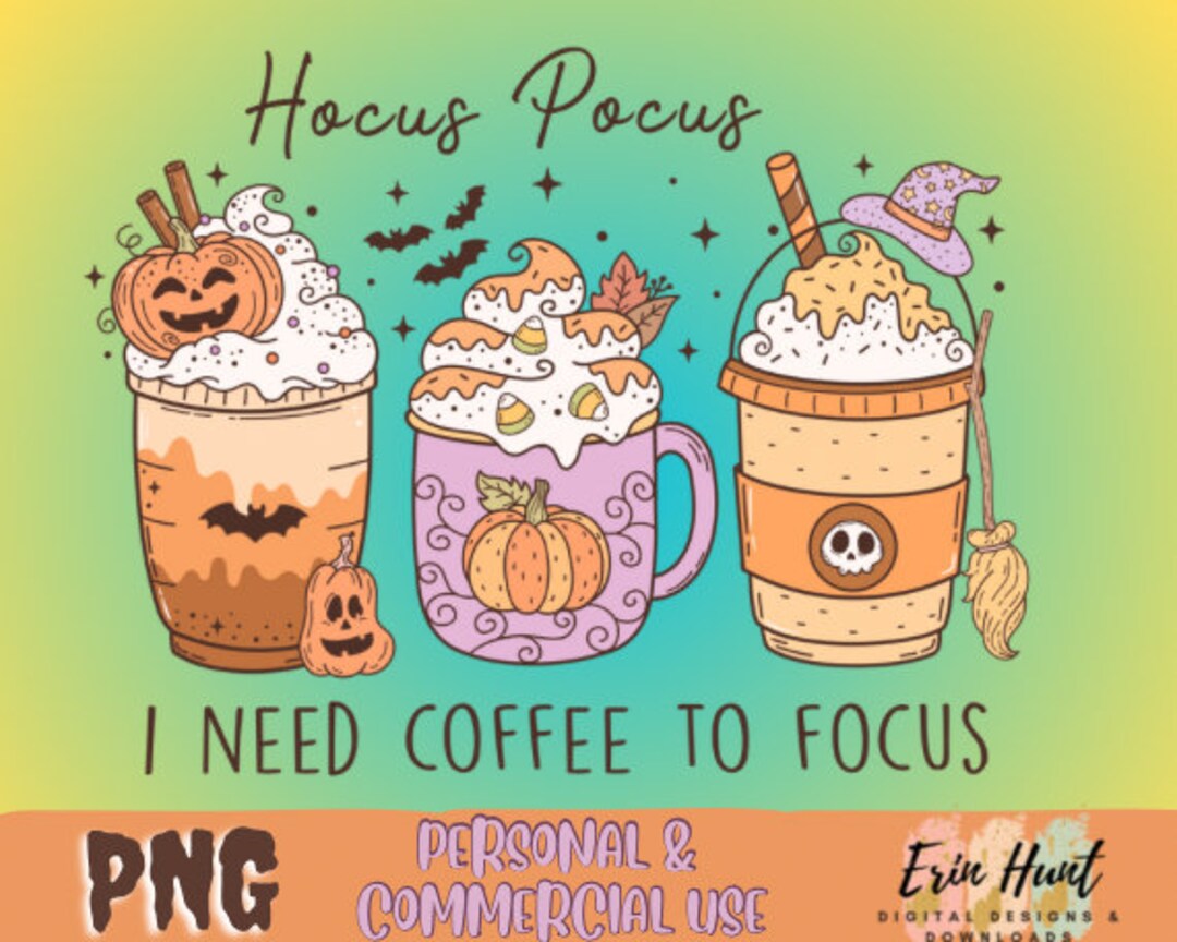 Hocus Pocus Coffee Image PNG - Etsy