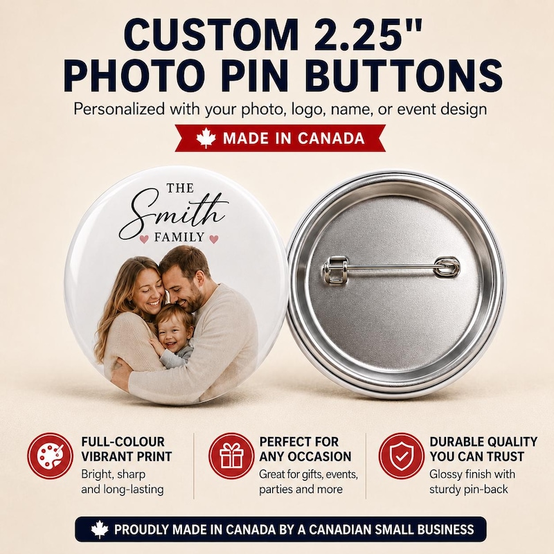 Plastic Custom Pins - Etsy