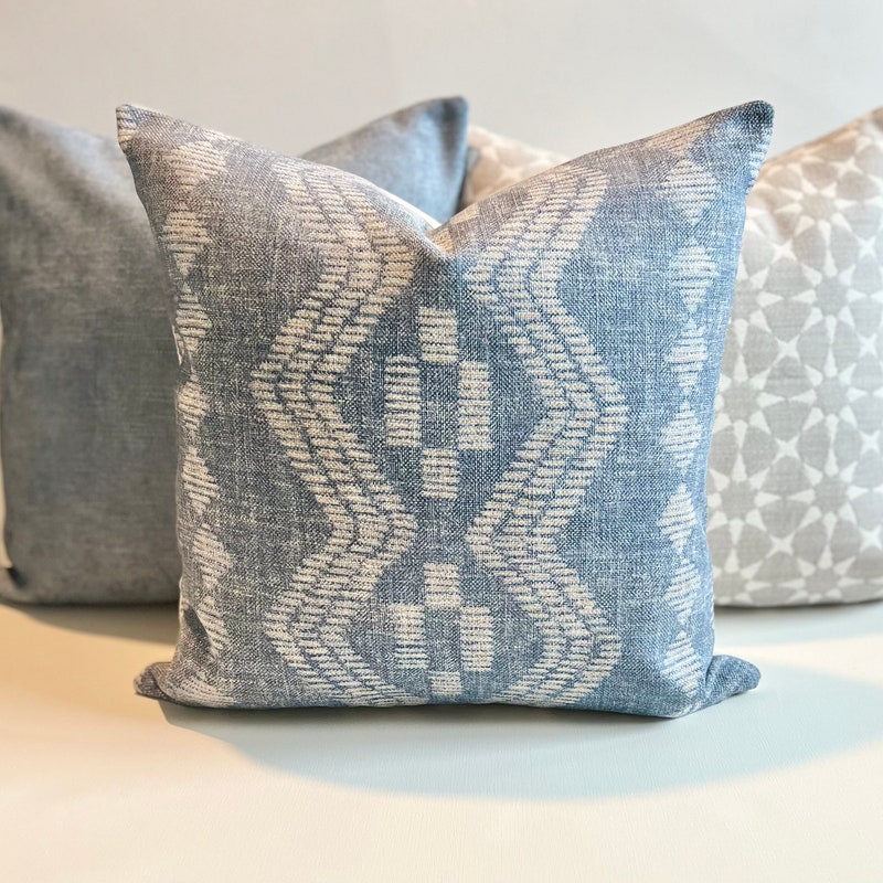 Light Blue Pillow - Etsy