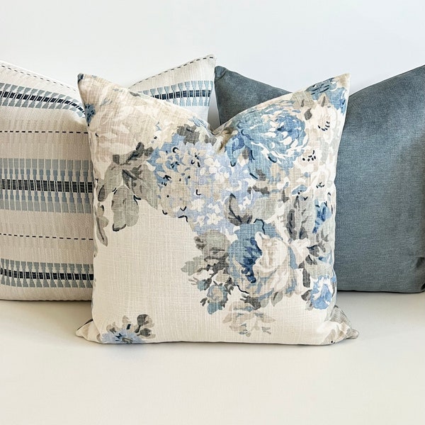 Elegant Blue And Gray Pillows Gallery