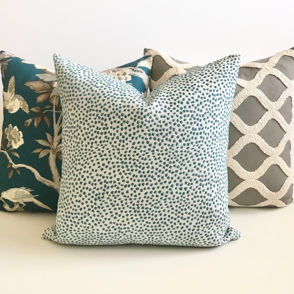 Teal Throw Pillow - Etsy