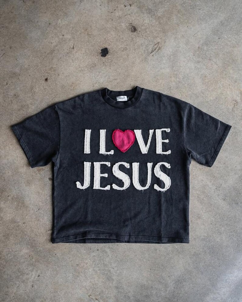 I Love Jesus Crop Top Shirt Women | Christian Graphic Tee | Faith ...