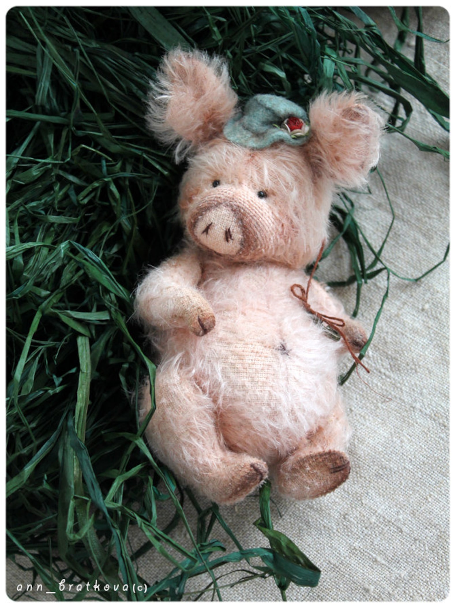 PATTERN Download to Create Teddy Like Pig George 15 Cm 6 Inch - Etsy
