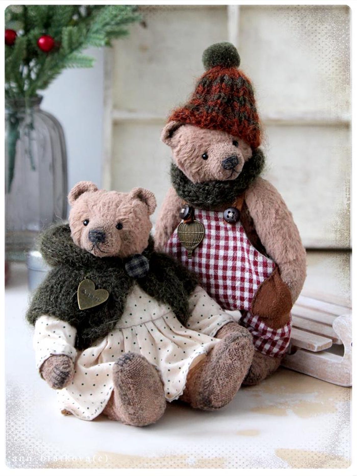 PATTERN Download to Create Teddy Like Bear Grey&gretta 15 Cm 6 Inch and ...