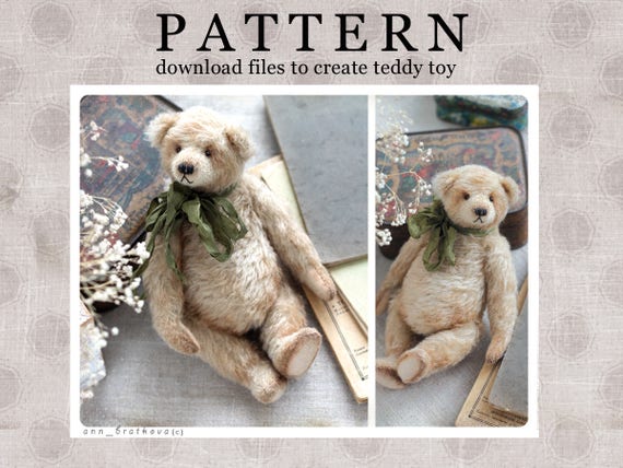 PATTERN Download to create teddy like classic Bear Ben | Etsy