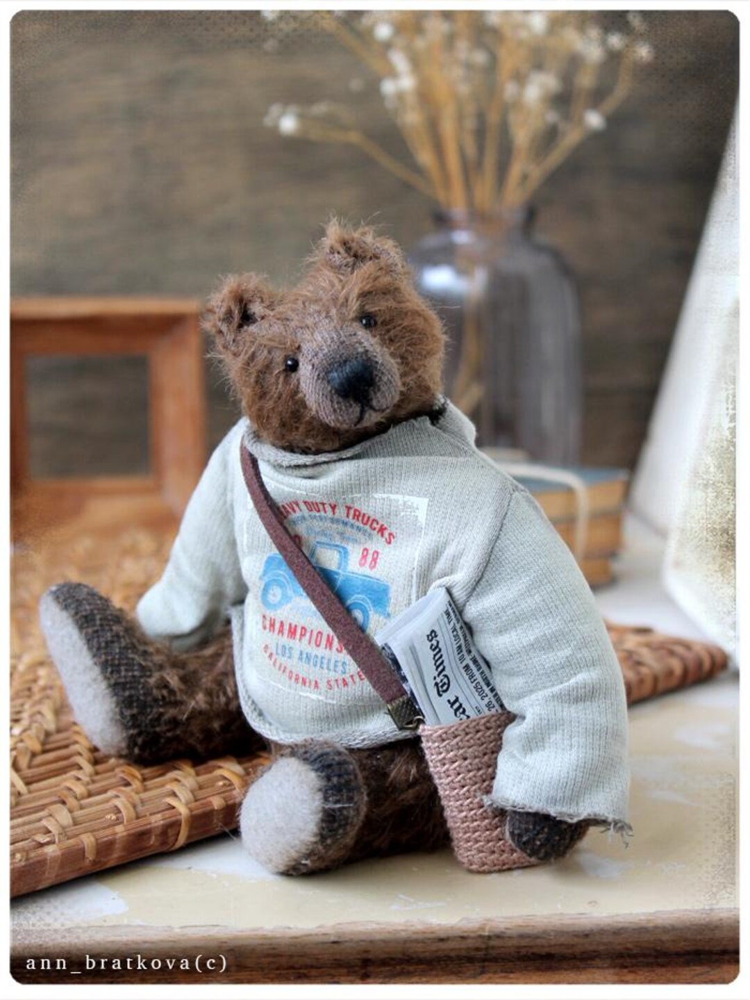 Teddy Bear Hansel OOAK 16,5 Cm (6,5 Inch) - Etsy
