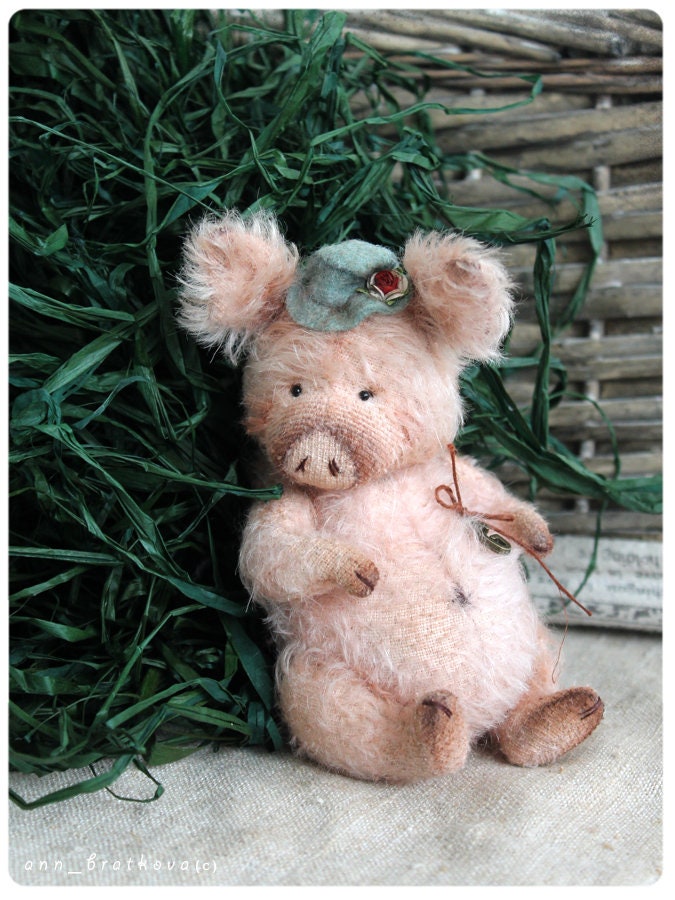 PATTERN Download to Create Teddy Like Pig George 15 Cm 6 Inch - Etsy