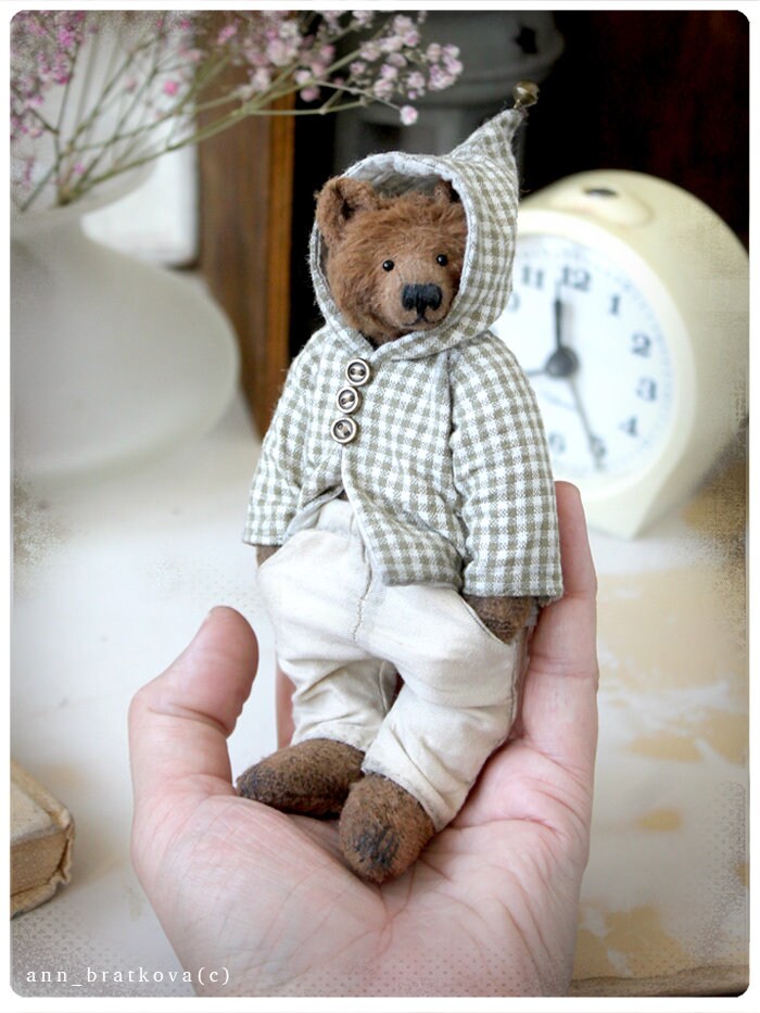 Artist Bear Kurt OOAK 14 Cm 5,5 Inch - Etsy