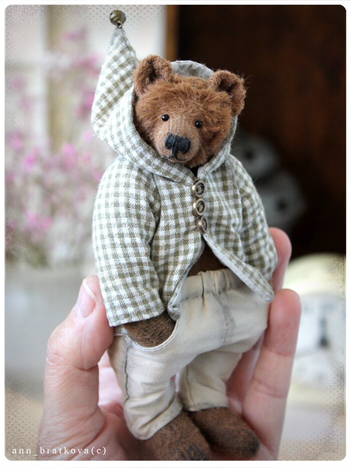 Artist Bear Kurt OOAK 14 Cm 5,5 Inch - Etsy
