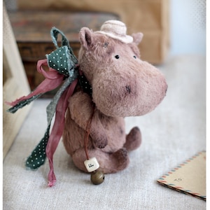 PATTERN Download to Create Teddy Like Hippo 13,5 Cm /5,3 Inches - Etsy