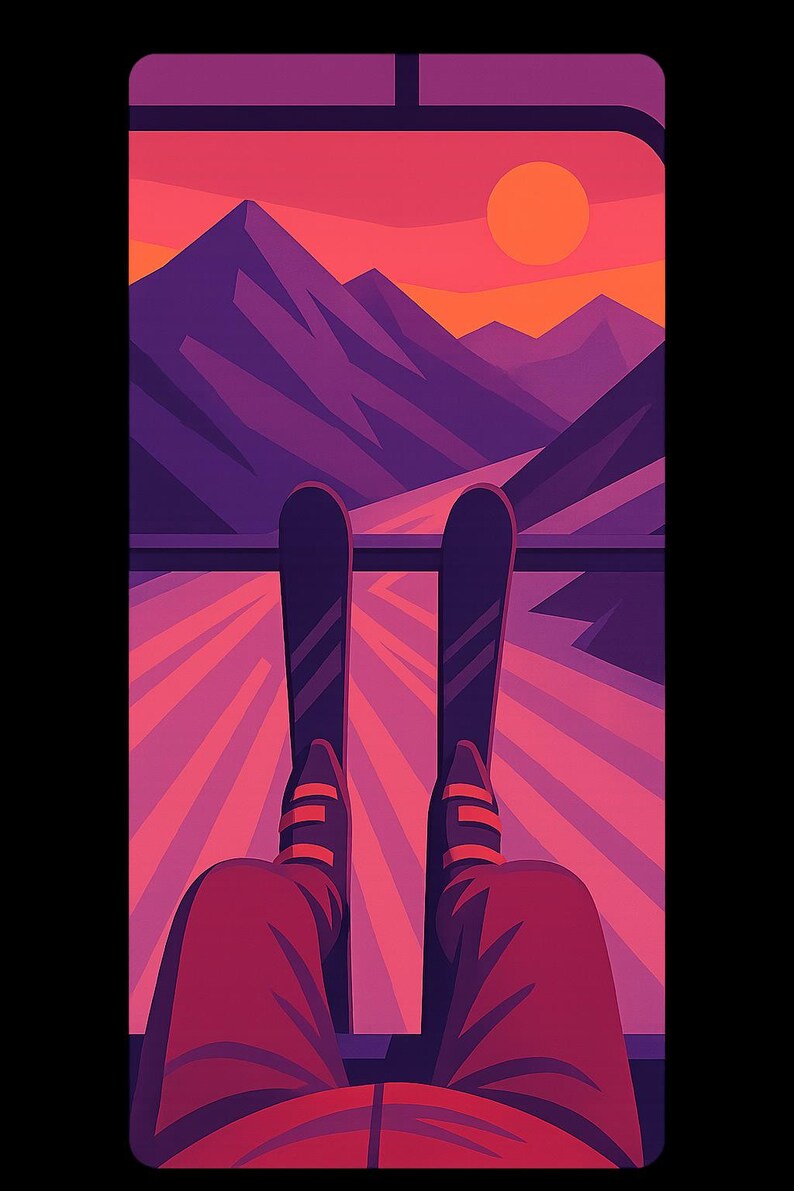Outdoor Ski Adventure Vinyl Decals | Backcountry Sticker Pack - Etsy