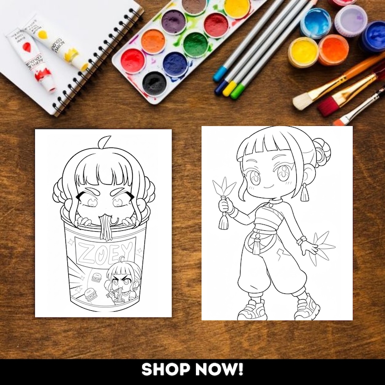 K-pop Demon Huntrix Zoey Coloring Book, Huntrix Saja, 10+ Pages (PDF ...
