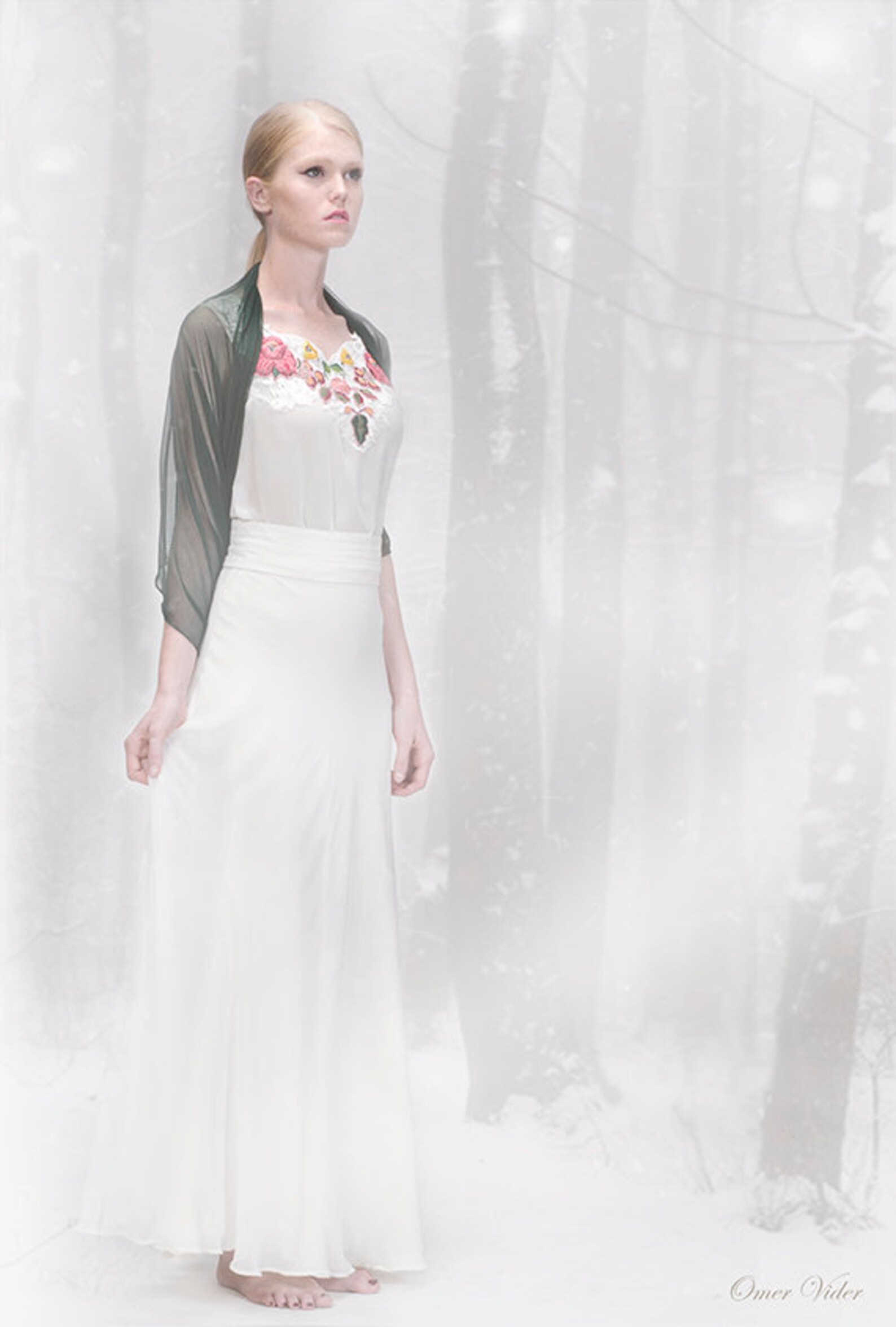 Red Wedding Bolero, Versatile Loop Shawl - Etsy