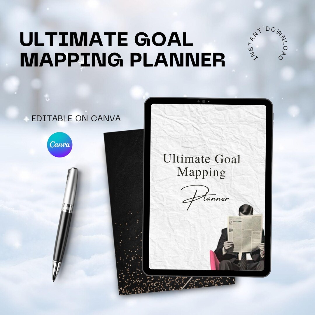 Ultimate Goal Mapping Planner | Goal Setting & Action Planning Workbook ...