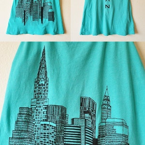 Vegan Urban Girl: Turquoise Tank Top size S / M - Etsy