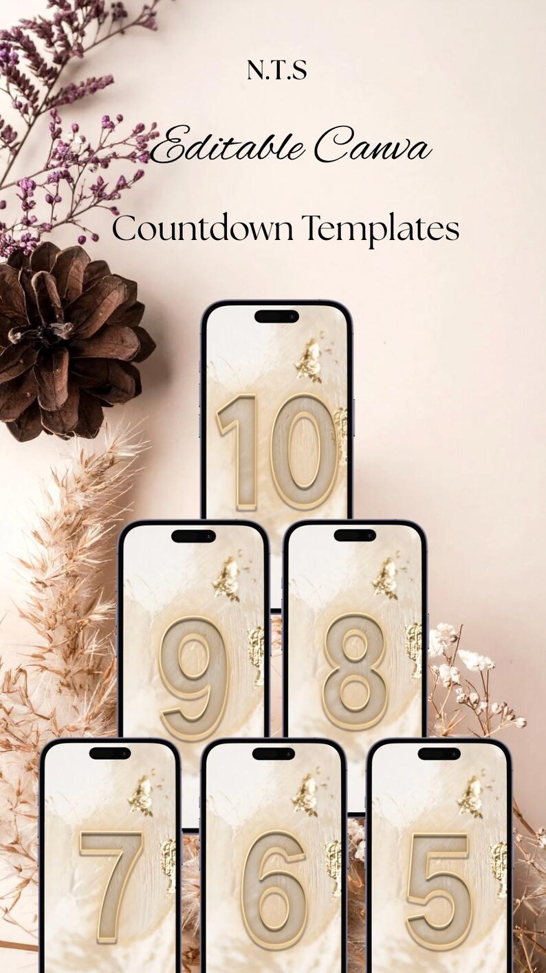 Editable Countdown Canva Template (10–1) – Instagram Reels & Tiktok ...