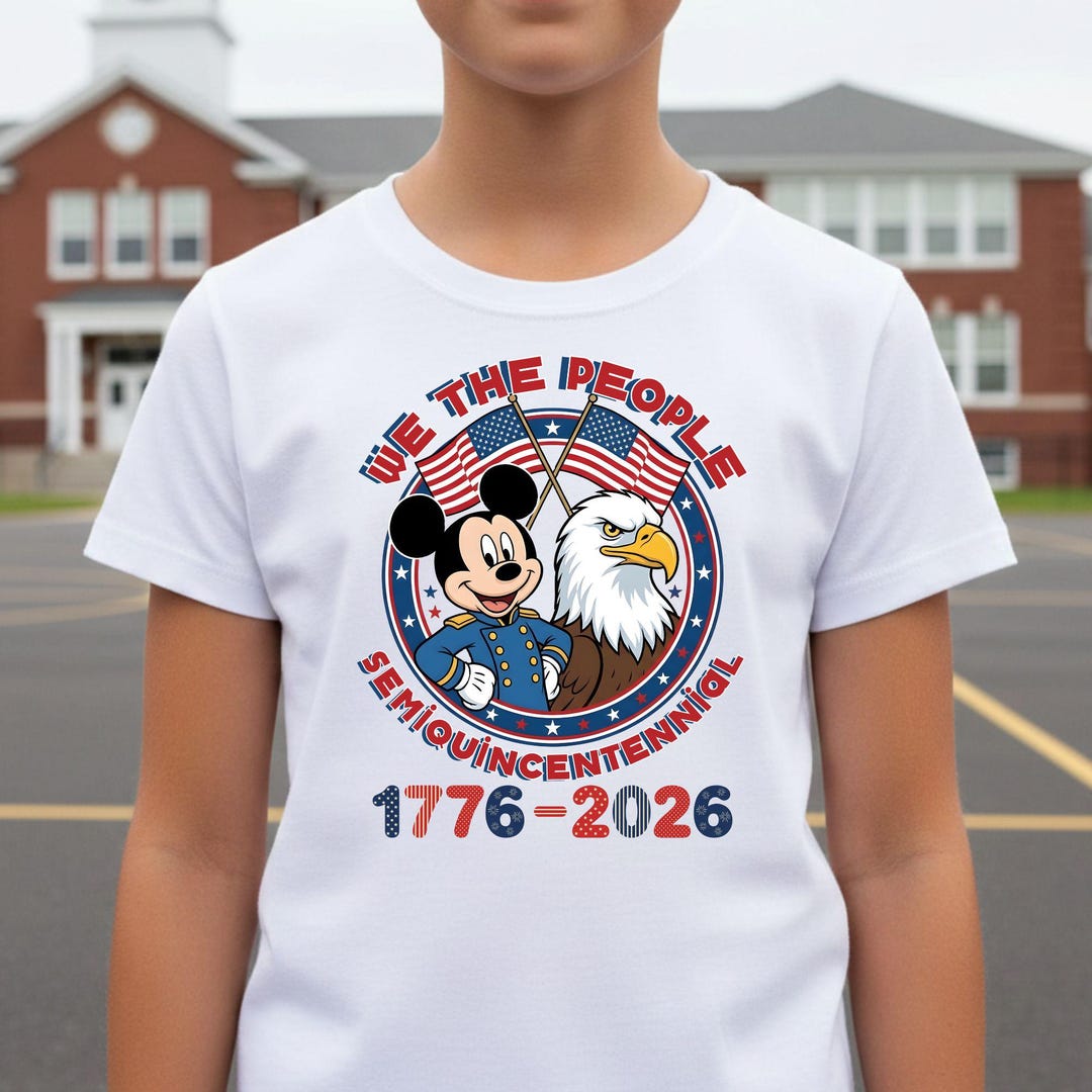 We the People Semiquincentennial 1776-2026 Mickey Minnie Shirt, 4th of ...