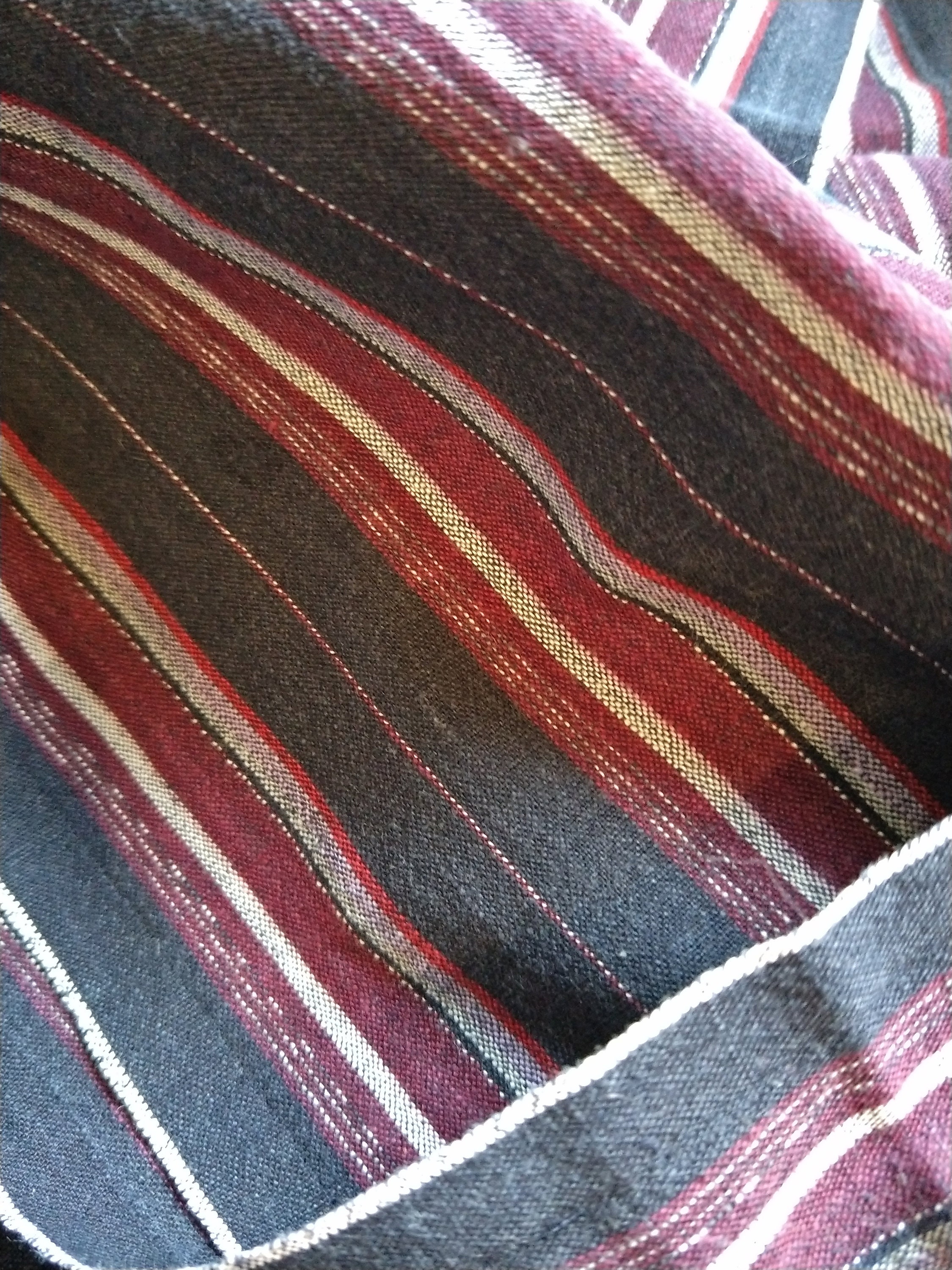 Vintage Japanese boro cotton kimono cloth ikat woven indigo fabric ...