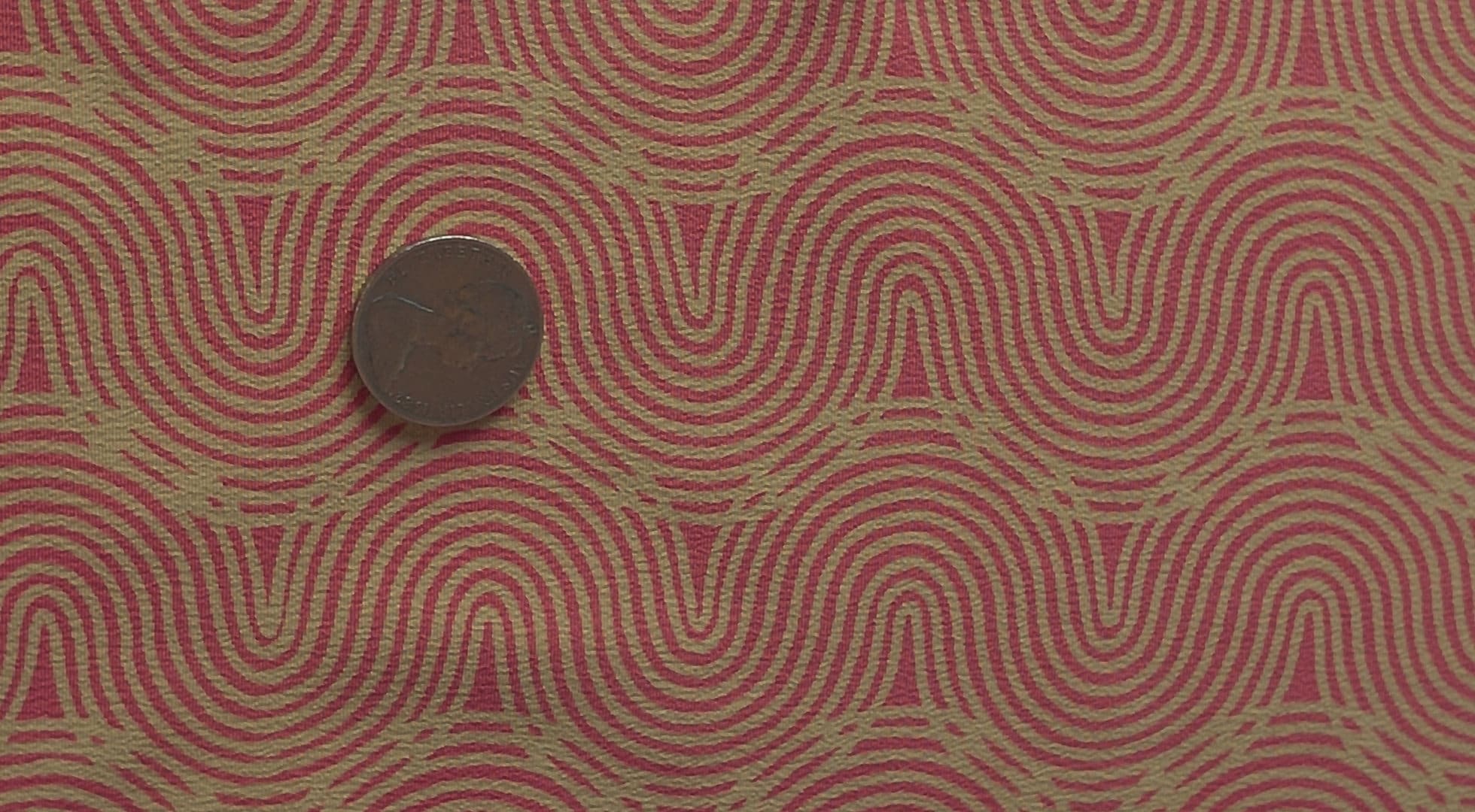 Vintage Japanese silk kimono fabric 92 cm x 36 cm /36 x 14 salmon pink ...