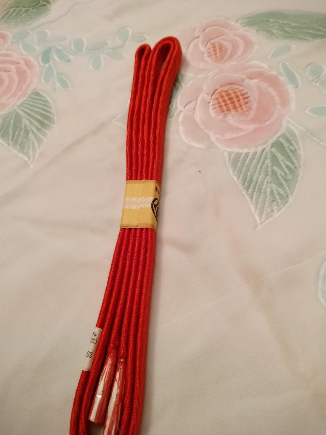 Vintage Japanese Silk Kumihimo Obi-jime Cord for Obi Strong Bold Orange ...