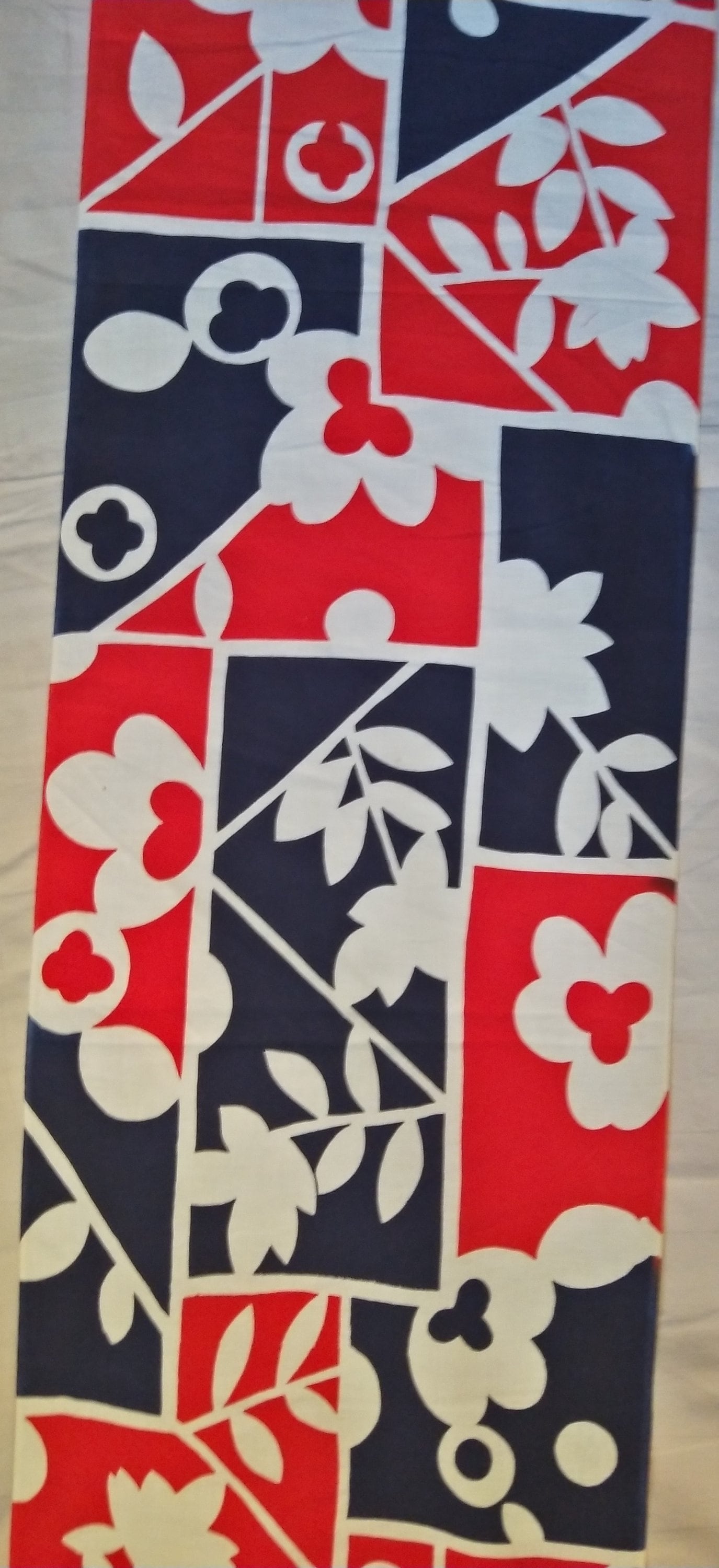 Japanese kimono cotton Retro yukata fabric 120 cm x 36 cm (46 x 14 ...